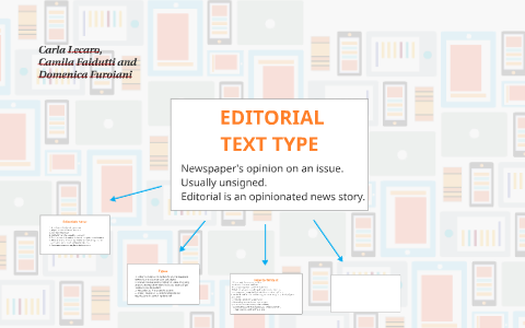 EDITORIAL TEXT TYPE by camila faidutti on Prezi