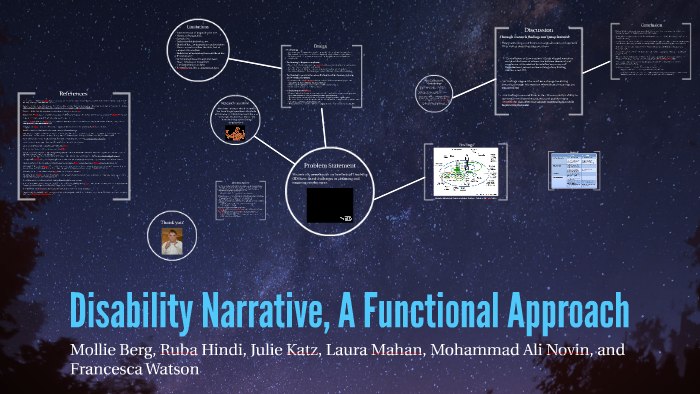 Disability Narrative - A Functional Approach by Francesca Watson on Prezi