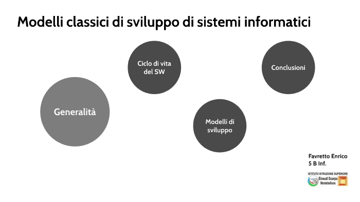 Modelli classici di sviluppo di sistemi informatici by enrico favretto ...
