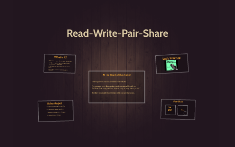 Read-Write-Pair-Share by Lisa Nichols on Prezi