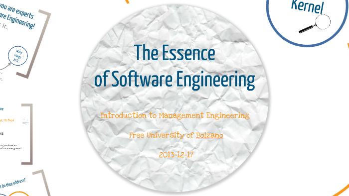 The Essence of Software Engineering by Daniel Graziotin on Prezi
