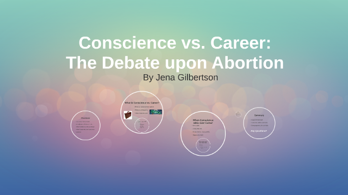 Conscience vs. Career: by Jena Gilbertson on Prezi