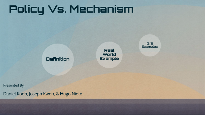 Policy Vs. Mechanism by Jose Avalos on Prezi