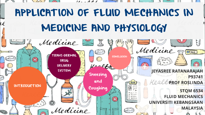 Application of fluid mechanics in medicine and physiology by Jeyasree ...
