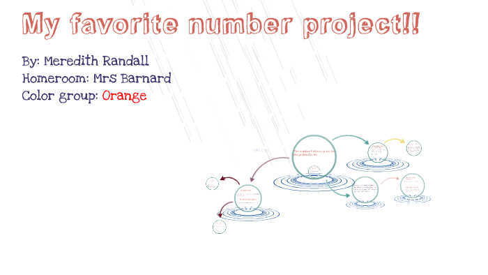 My favorite number project!! by Meredith Randall on Prezi