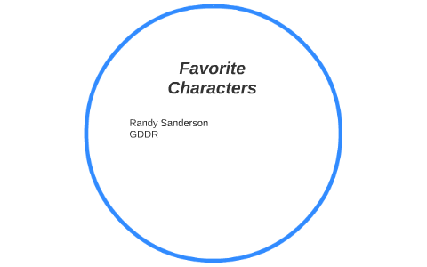 Favorite Characters by Randy Sanderson on Prezi