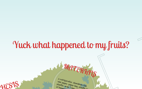 Yuck What Happend to my Apple by michael earl on Prezi