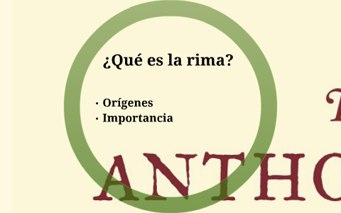 ¿Qué es la rima? by Chris Bustamante on Prezi