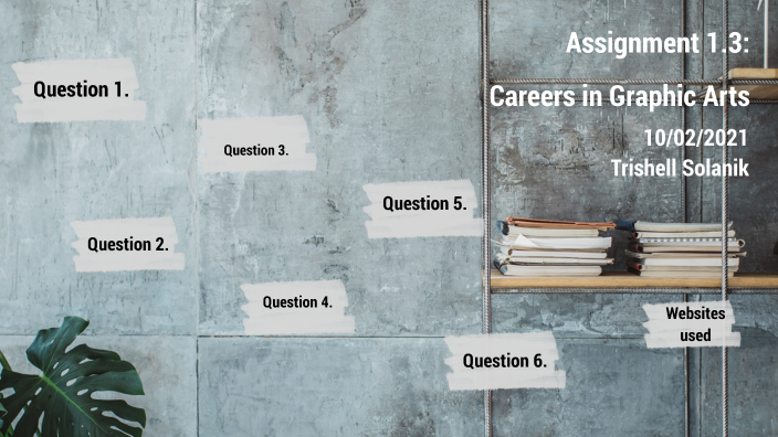 Assignment 1.3: Careers in Graphic Arts by Trishell Solanik on Prezi