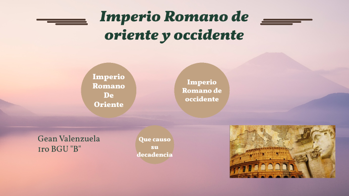 Imperio Romano de oriente y occidente by Gean Valenzuela on Prezi