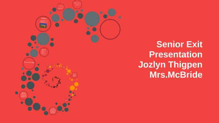 Senior Exit Presentation by jozlyn thigpen on Prezi