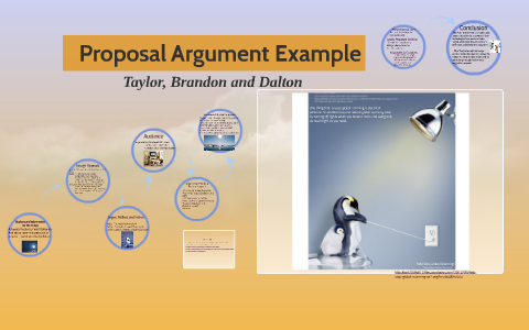 Proposal Arguments Examples by Taylor Lopez on Prezi