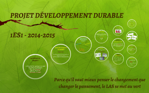 PROJET DÉVELOPPEMENT DURABLE by Nathan Rco on Prezi