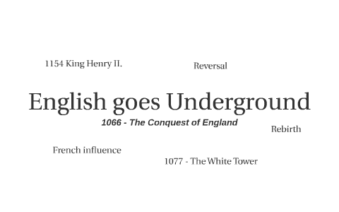 English goes Underground by David Gruber on Prezi