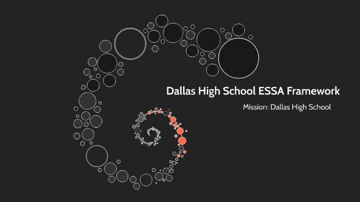 Dallas High School ESSA Framework by Kim Kellison on Prezi
