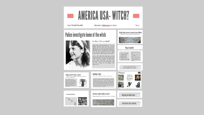The Salem Witch Trial ( a newspaper of that time) by amy vohra on Prezi