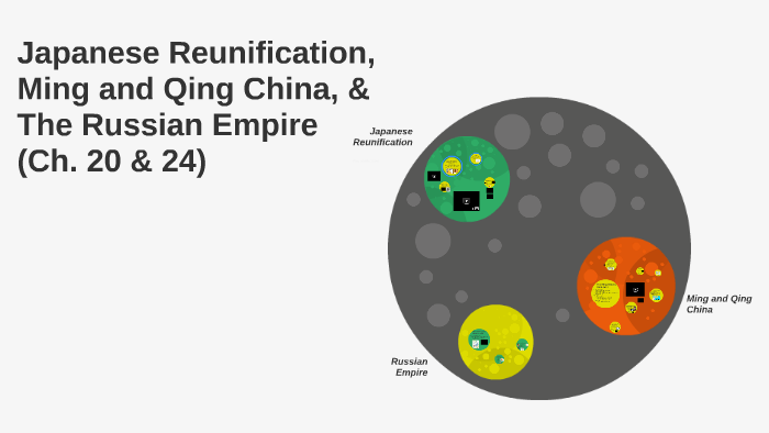 Japanese Reunification, Ming and Qing China, & The Russian by Michael ...