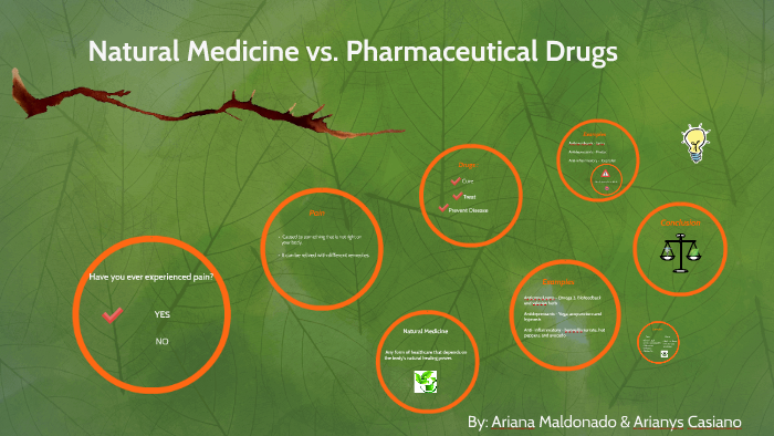 Natural Medicine vs. Pharmaceutical Drugs by ariana maldonado on Prezi