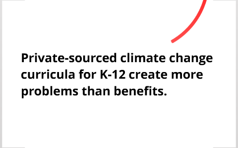 Issue Tree: Private-sourced climate change curriculum for K-12 problems ...