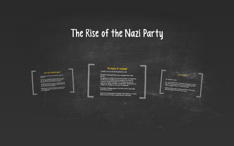 Rise of the Nazi Party by Marie Nottingham on Prezi