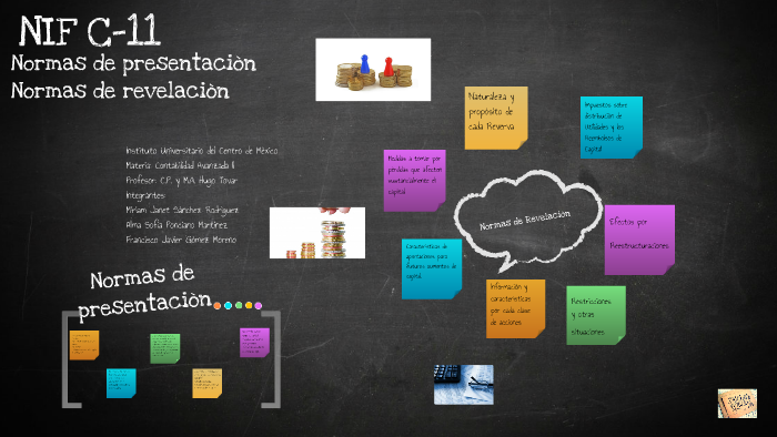Normas de Presentacion y revelacion NIF C-11 by SOFIA PONCIANO MTZ on Prezi