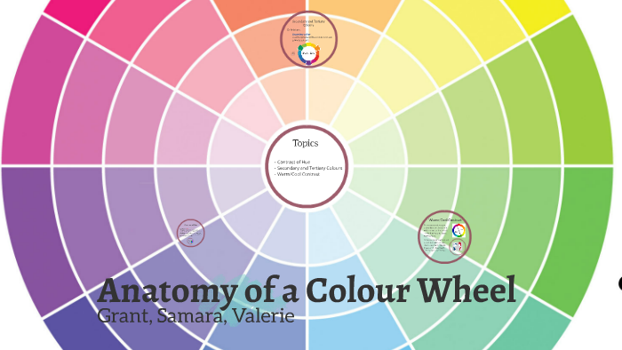 Anatomy of the colour wheel by Samara Bennett