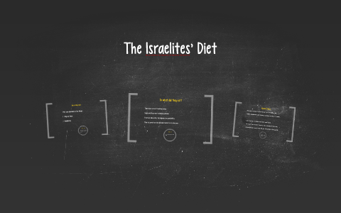 The Israelites and their Diet by Robyn Payne on Prezi