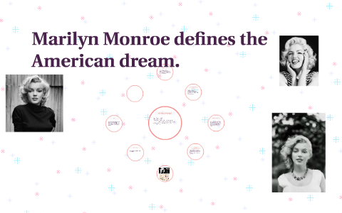 Marilyn Monroe defines the American dream. by Brianna Milne on Prezi