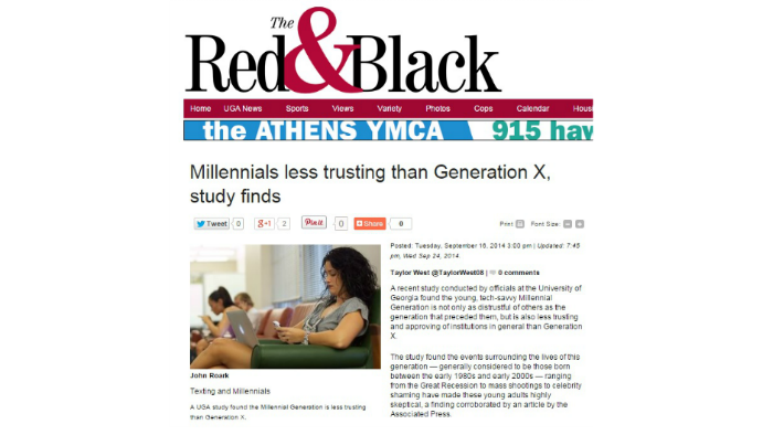 Millennials and UGA by Evan Tighe on Prezi