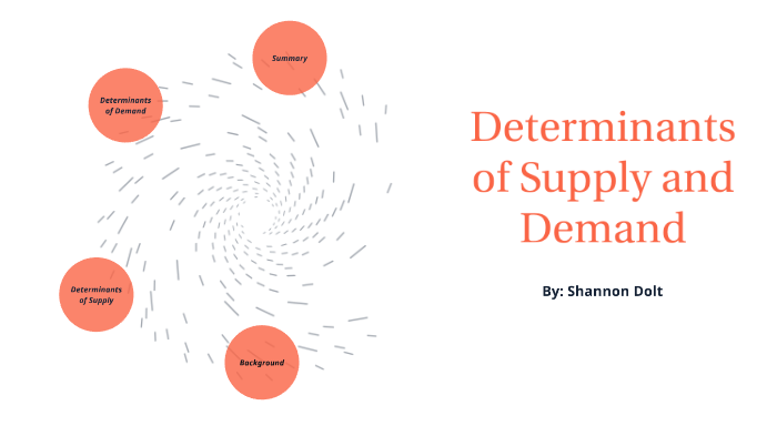 Determinants of Supply and Demand by Shannon Dolt on Prezi