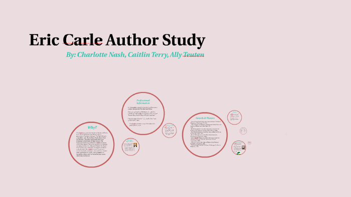 Eric Carle Author Study by Caitlin Terry on Prezi