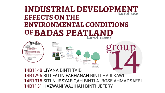INDUSTRIAL DEVELOPMENT (Land Use) EFFECTS ON THE ENVIRONMENT by ...