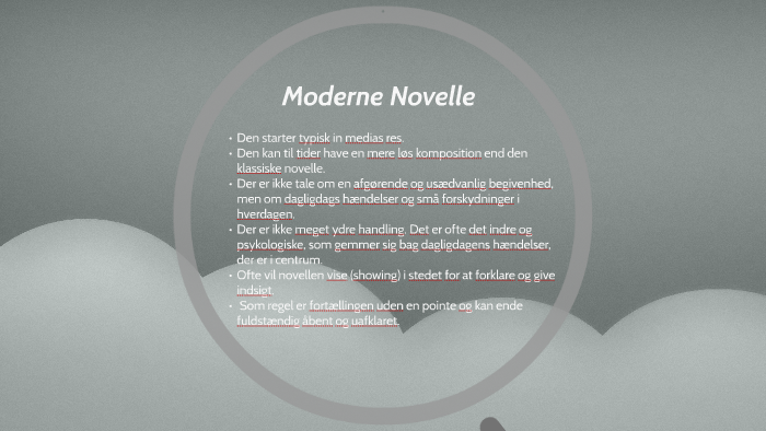 Moderne Novelle by Markus Folkersen on Prezi
