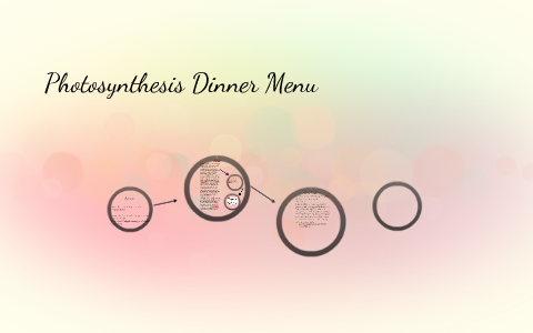 Photosynthesis Dinner Menu by jaylinn white on Prezi