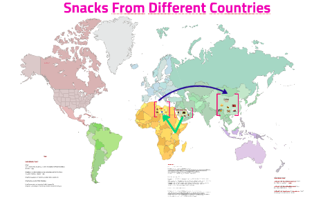 snack foods by country by on Prezi
