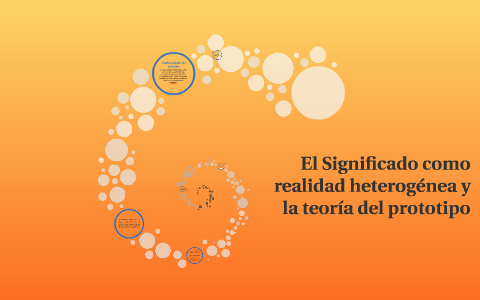 El Significado como realidad heterogenea y la teoria del pro by on Prezi