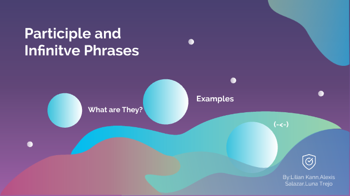 Participle and Infinitive Phrases by Lilian Kann on Prezi