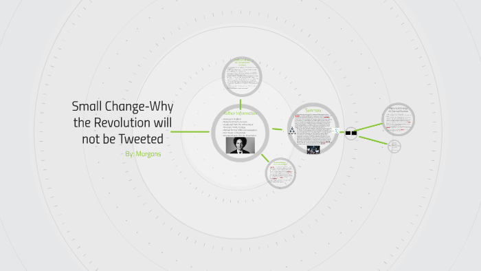 Small Change-Why the Revolution will not be Tweeted by Morgan Severson ...