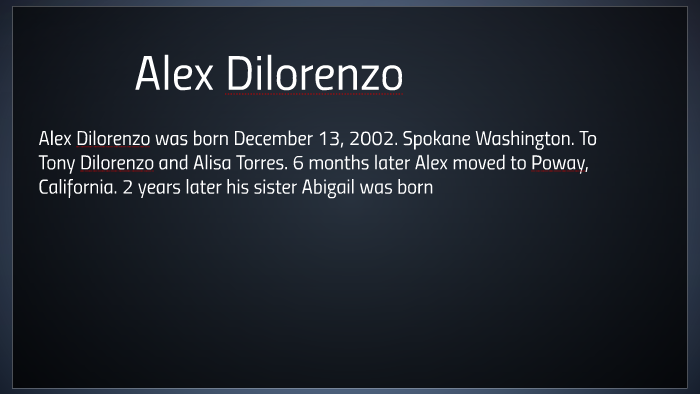 Dilorenzo Family tree by Alex Dilorenzo on Prezi