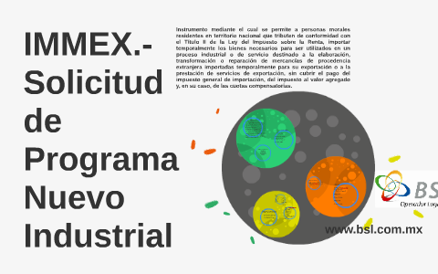 IMMEX.- Solicitud de Programa Nuevo by Juana Ayar on Prezi