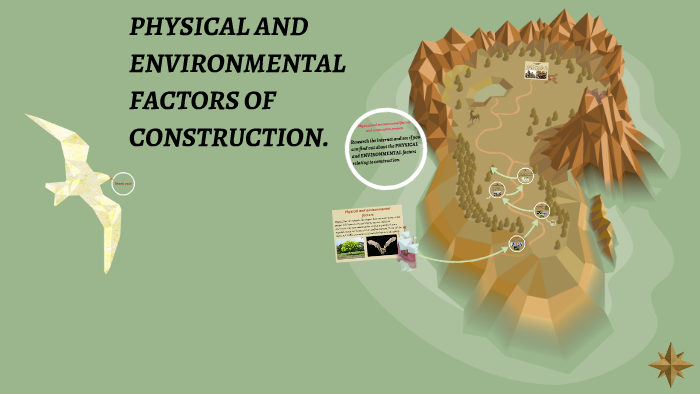 PHYSICAL AND ENVIRONMENTAL FACTORS OF CONSTRUCTION. by Nick Taylor on Prezi