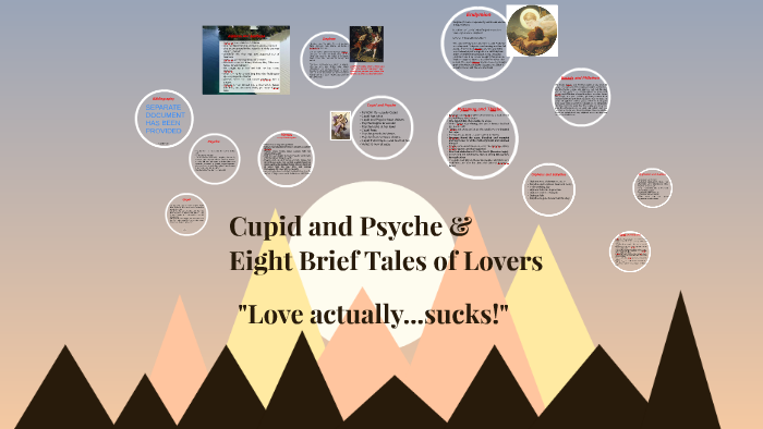 Cupid and Psyche featuring the Eight Lovers (who each have Brief Tales ...