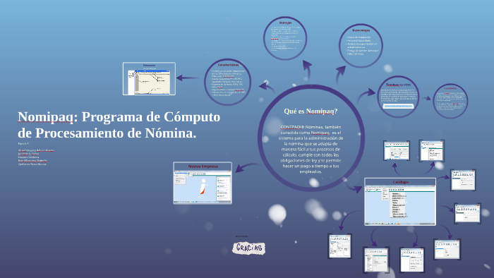 Nomipaq: Programa de Cómputo de Procesamiento de Nómina. by Oxibellis ...