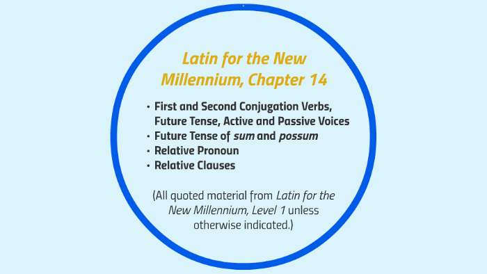 Latin for the New Millennium, Chapter 14 by Alexandra Durham on Prezi