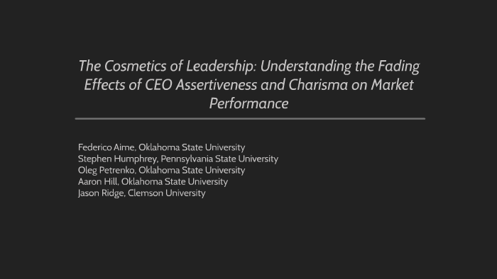 Growth Path Model of CEO basic characteristics by Alejandro Jainz