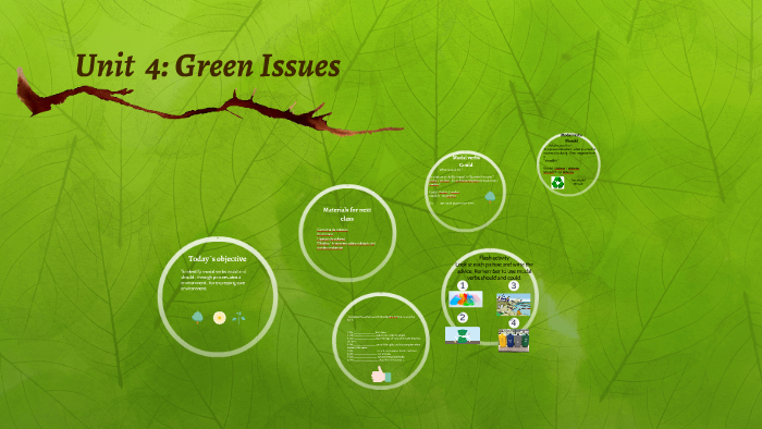 Unit 4: Green Issues by on Prezi