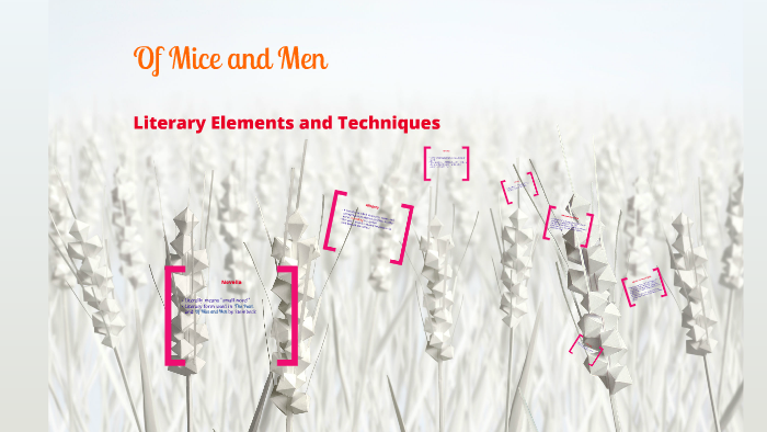 Of Mice and Men: Literary Elements and Techniques by on Prezi