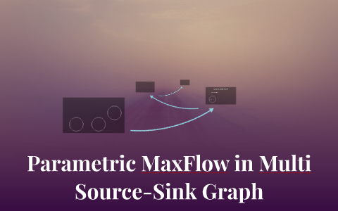 Parametric Maxflow in Multi Source Sink Graph by Mohd Asad on Prezi