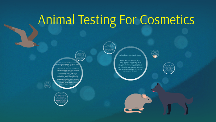 Testing Cosmetics On Animals Graphs