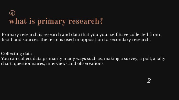 what is primary research? by lauren holyoake on Prezi